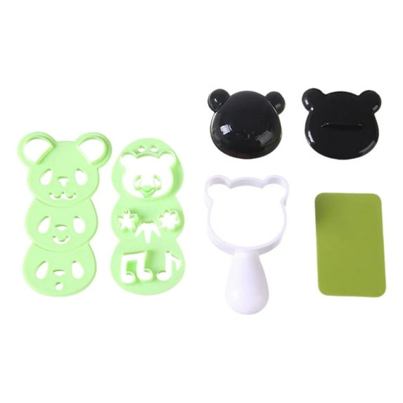 5-Piece Cartoon Rice Ball Mold Set - Create Adorable Shapes for Meals ...