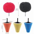 5-Piece Cone Shape Polishing Sponge Set, Car Detailing Buffing Pads for ...