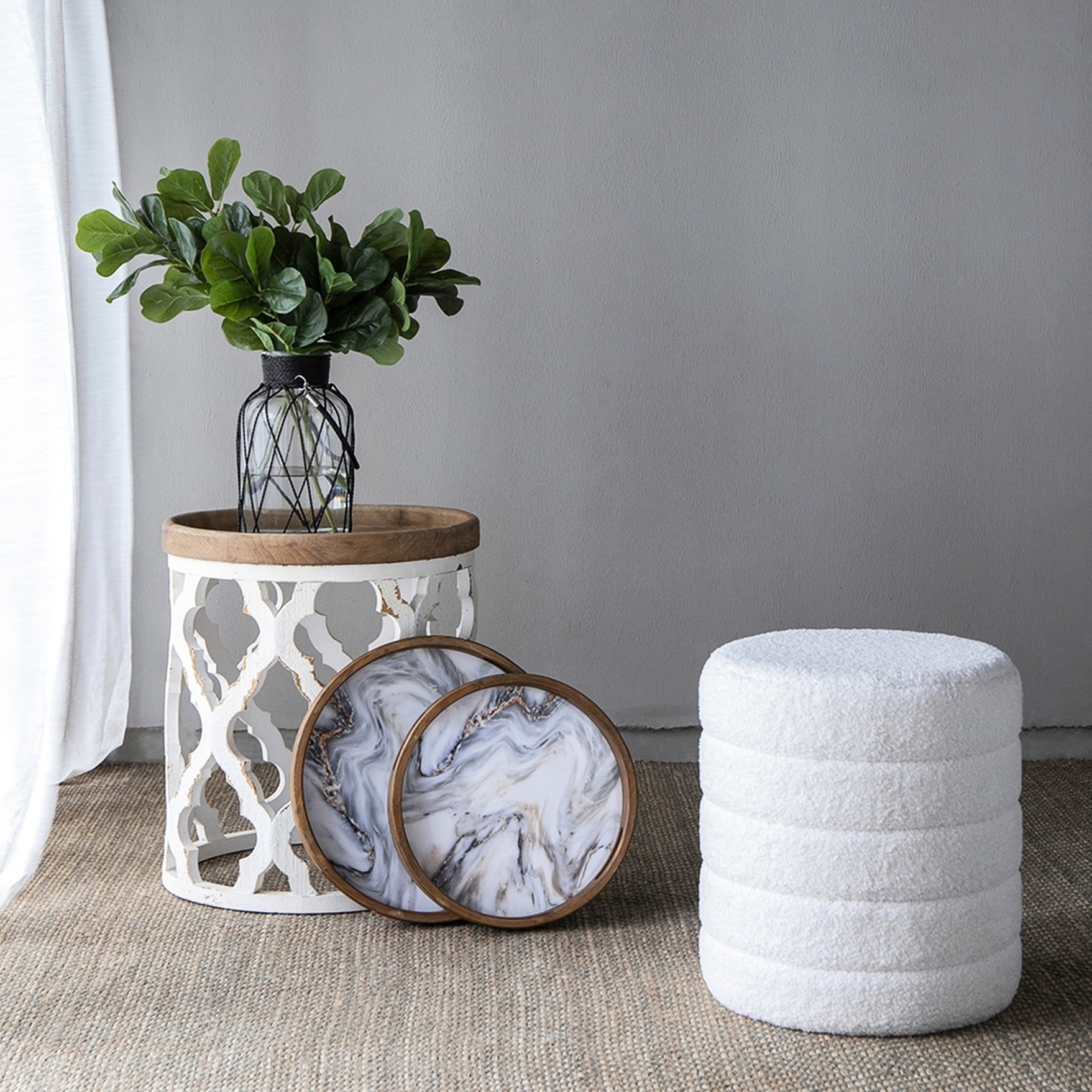 5 - Piece Decor Set - Artistic Design - Entryway Decor - Gives First ...