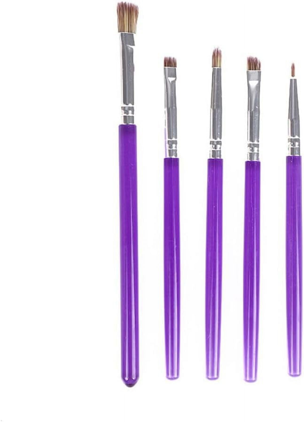 5-Piece Decorating Brush Set - Food Safe Decorating Brushes for Dusting ...