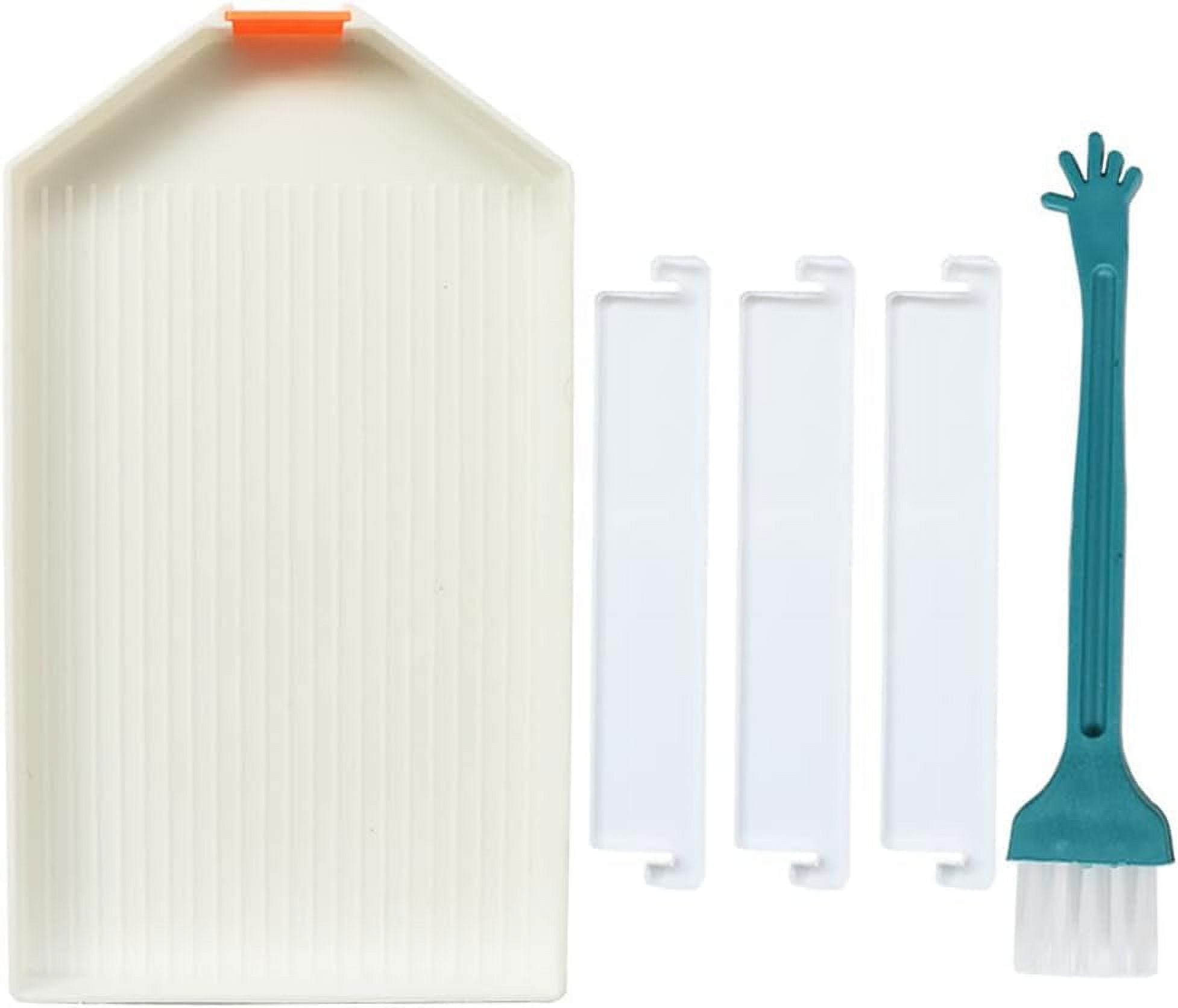 5 Piece Diamond Painting Tool Plastic Bead Sorting Tray Organizer ...