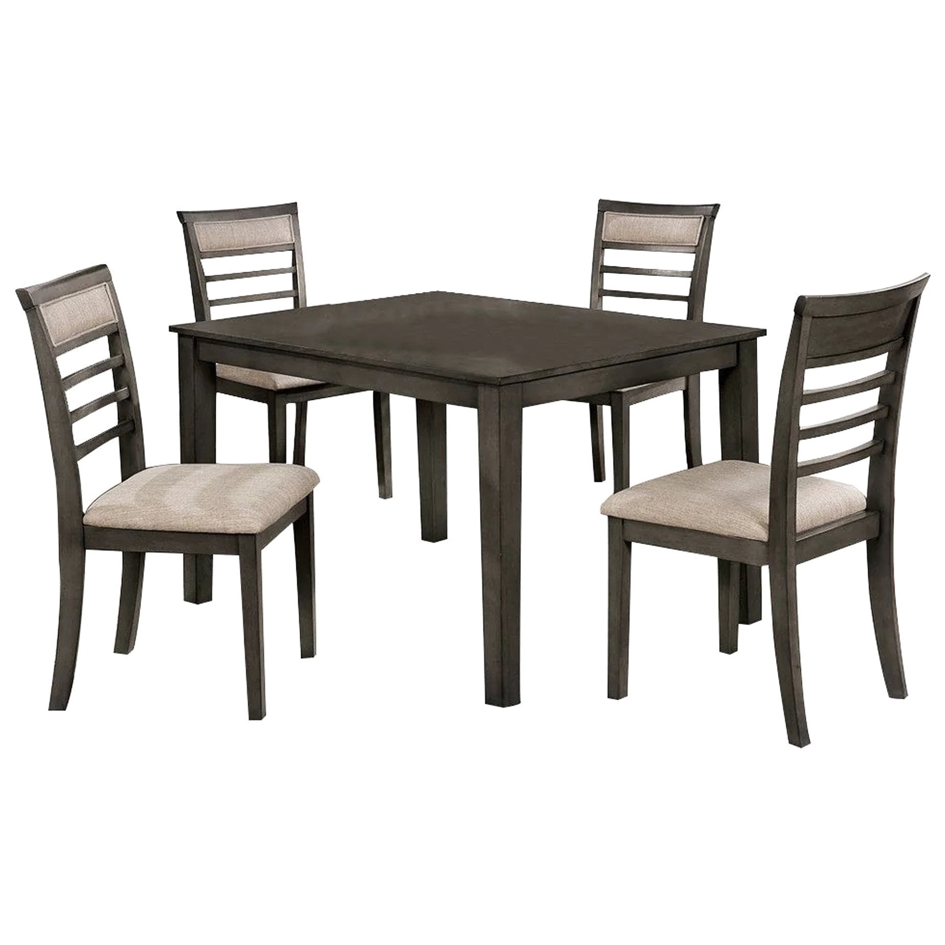 5-Piece Dining Furniture | Contemporary Look for Dining Space | Solid ...