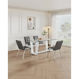 5 Piece Dining Table and Chairs Set, Modern Kitchen & Dining Room Table ...