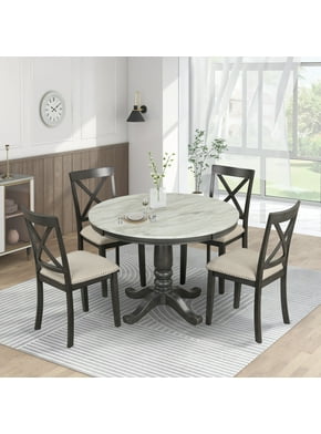 Round Dining Table Sets For 4 in Dining Room Sets - Walmart.com