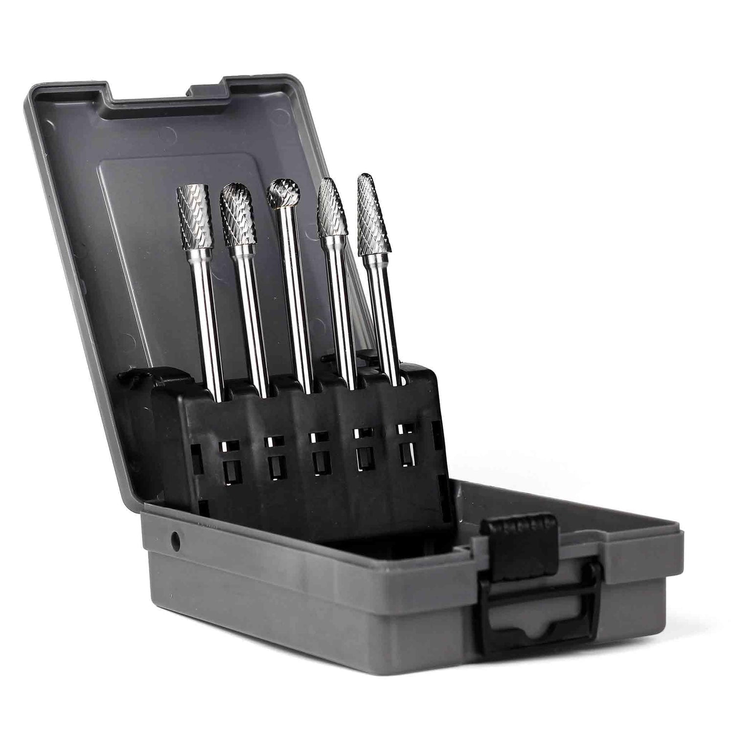 5-Piece Extra Long Carbide Burr Set, OMNI Range 4-1/3" Length, 1/4 ...