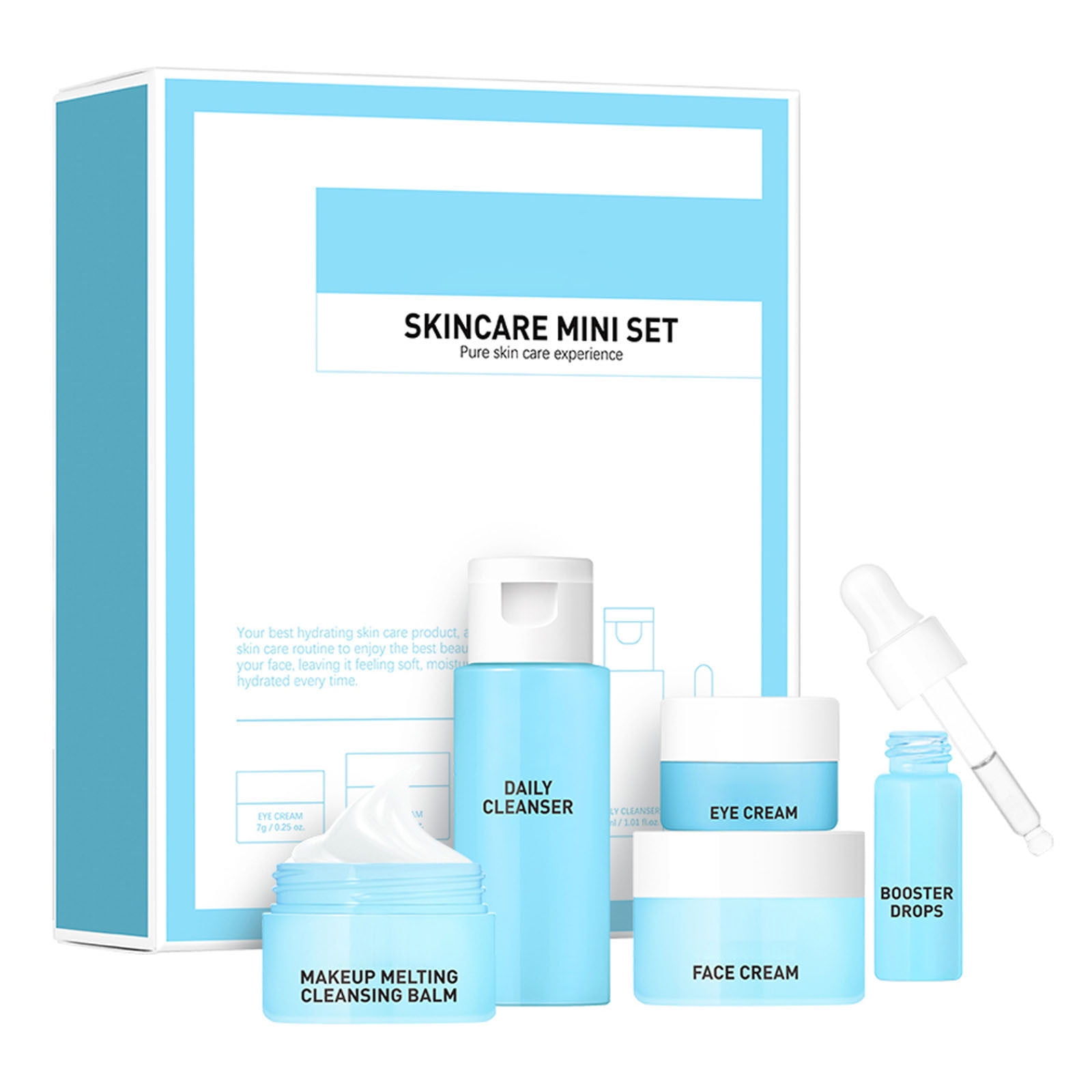 5 Piece Facial Care Set, Anti-Aging Skincare Gift Set with Cleanser ...