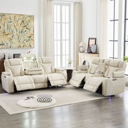 Coaster Greer 3-piece Faux Leather Upholstered Motion Living Room Set ...