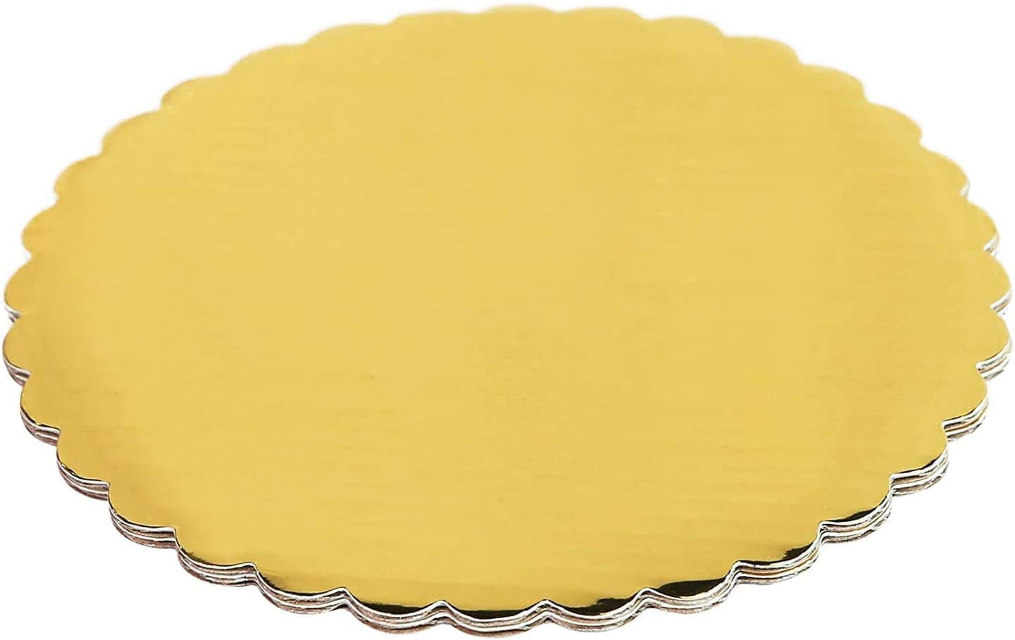 5 Piece Gold Cake Boards Circle Rounds Cake Boards Cakeboard Disposable ...