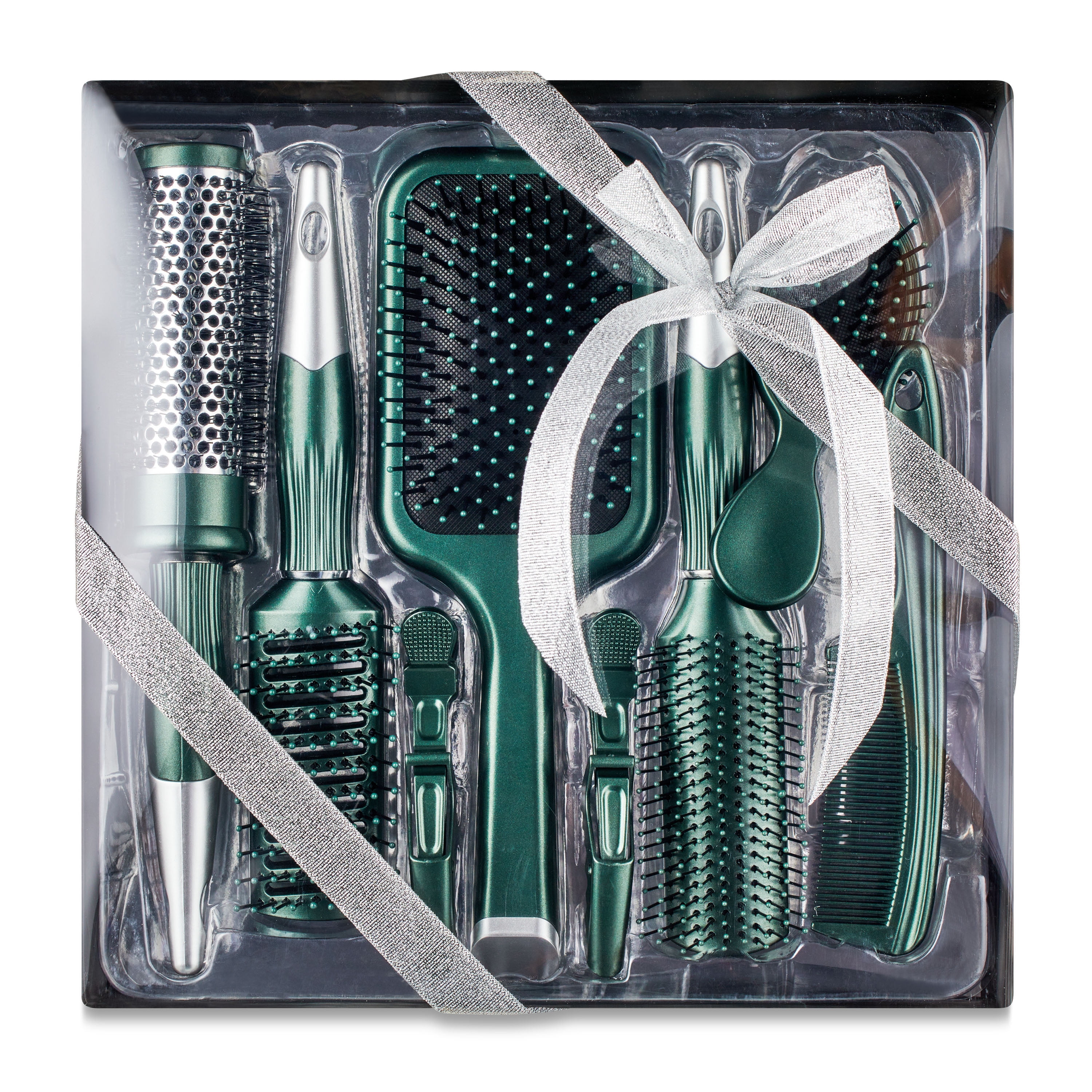 5-Piece Hairbrush Set, Green - Walmart.com