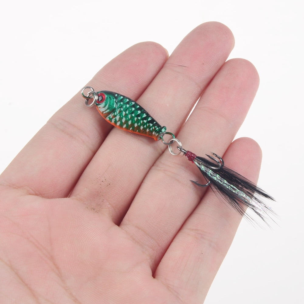 5 Piece Hard Fishing Lure Deep Swimming Fish 2.5CM 5G Japanese ...