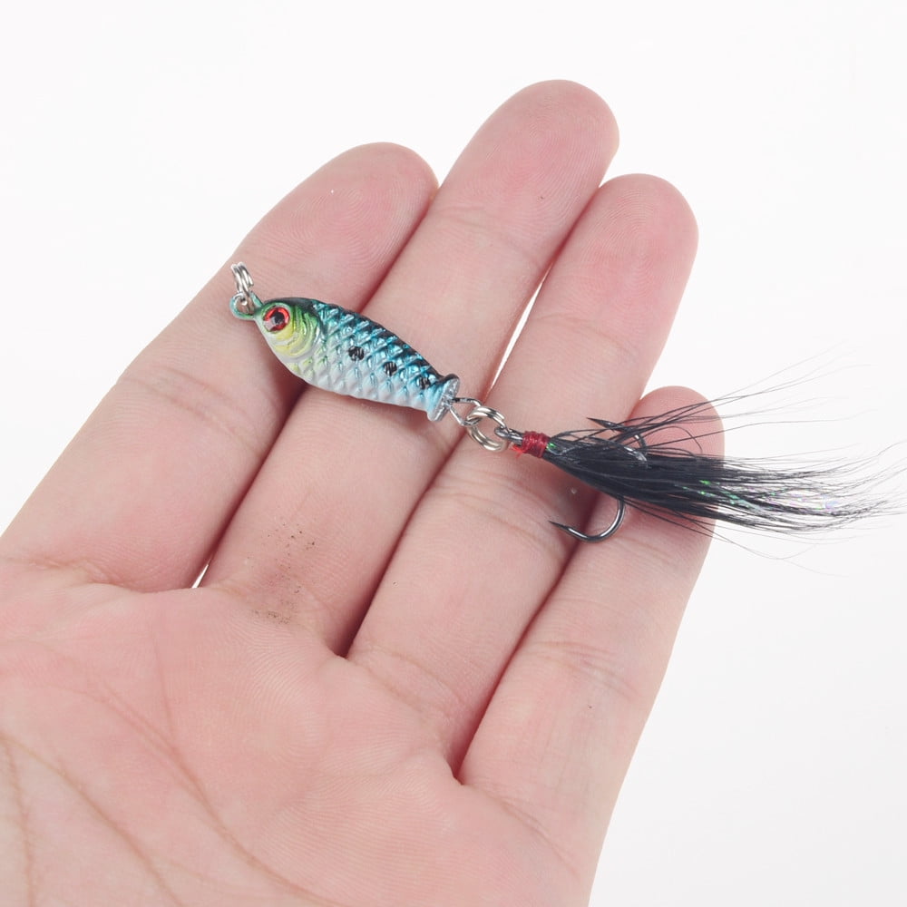 5 Piece Hard Fishing Lure Deep Swimming Fish 2.5CM 5G Japanese ...