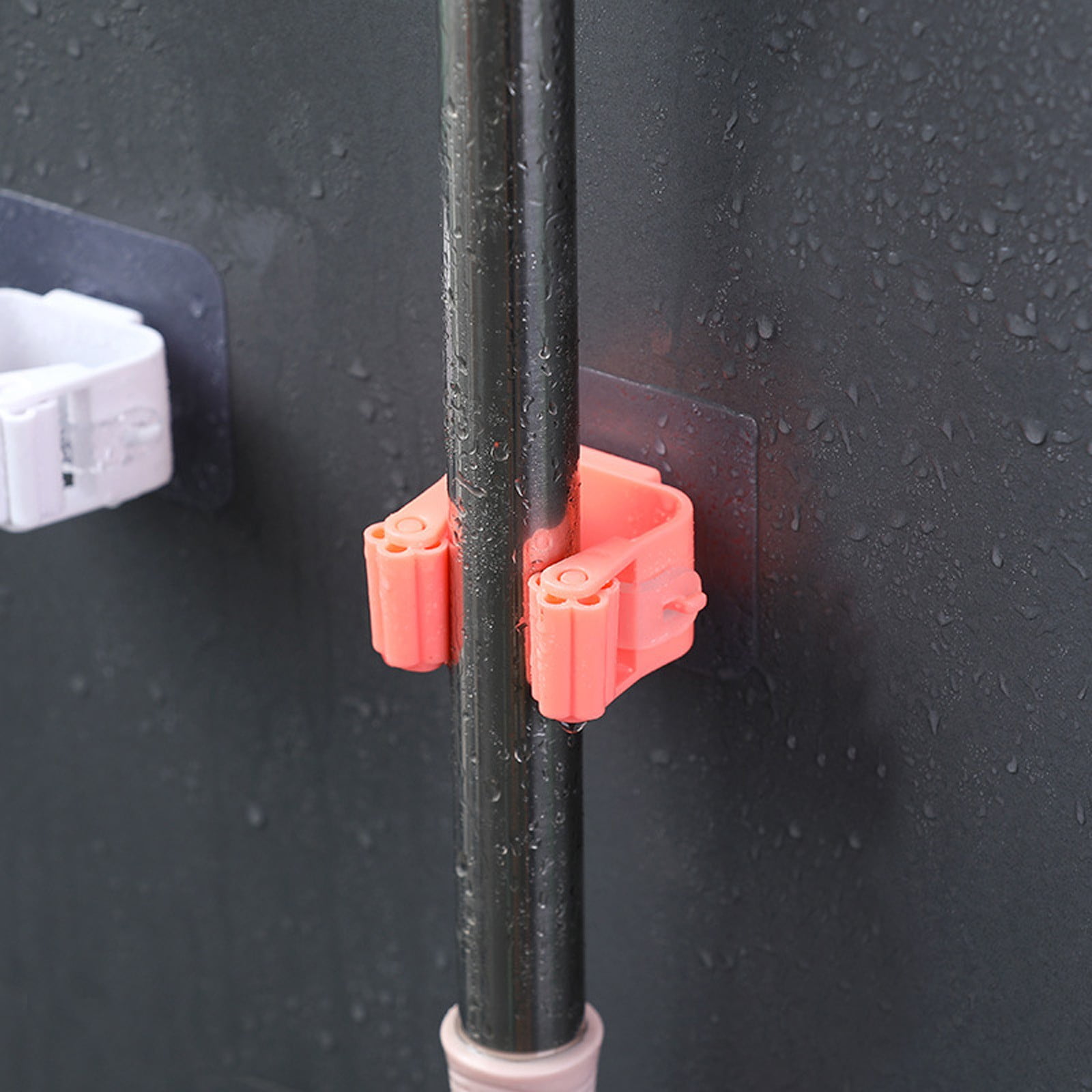 5 Piece Household Self Adhesive Holder Set Wall Mounted Mop And Grip ...