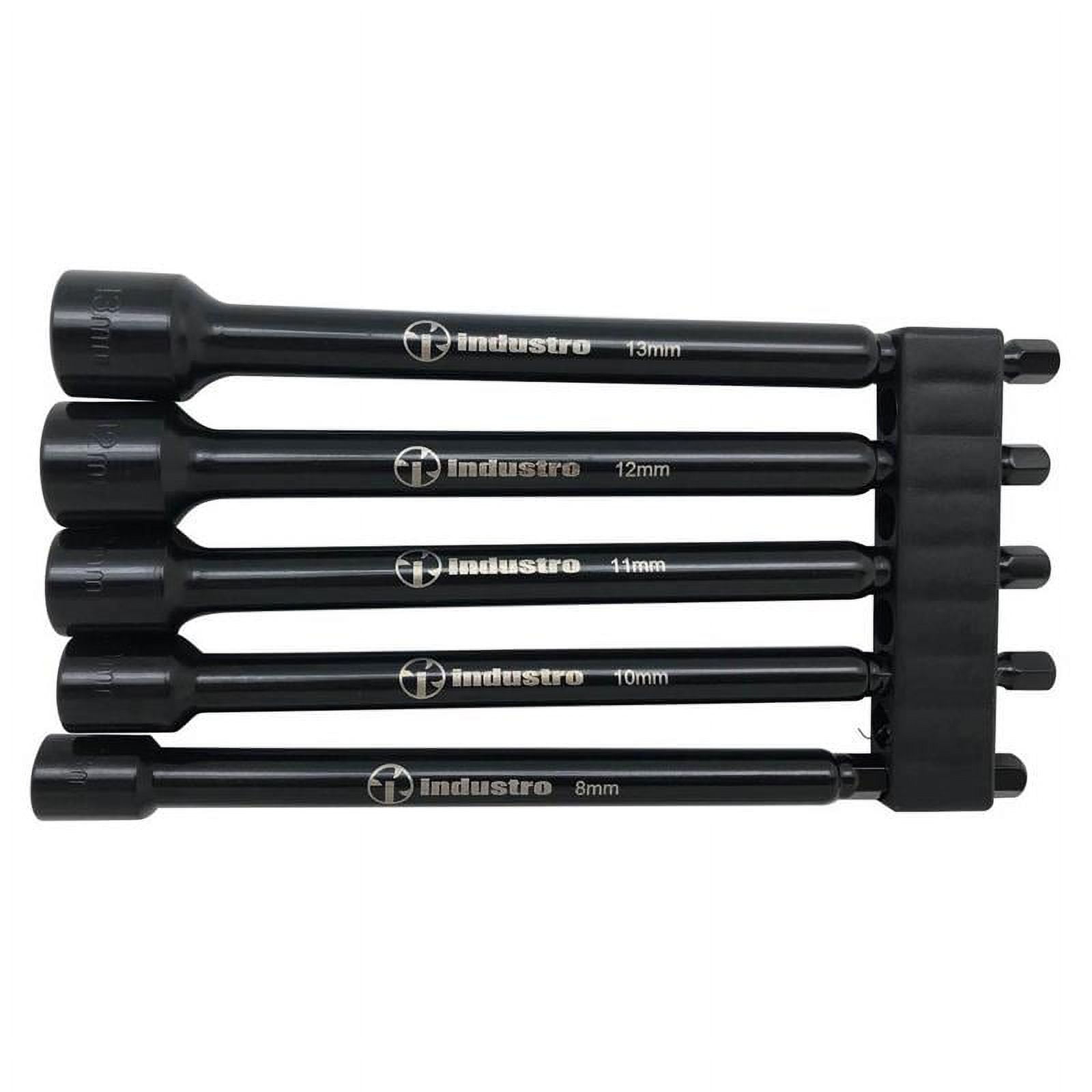 5-Piece Impact Nut Driver Tool Set - Nut Setters Size: 8 10 11 12 13 mm ...