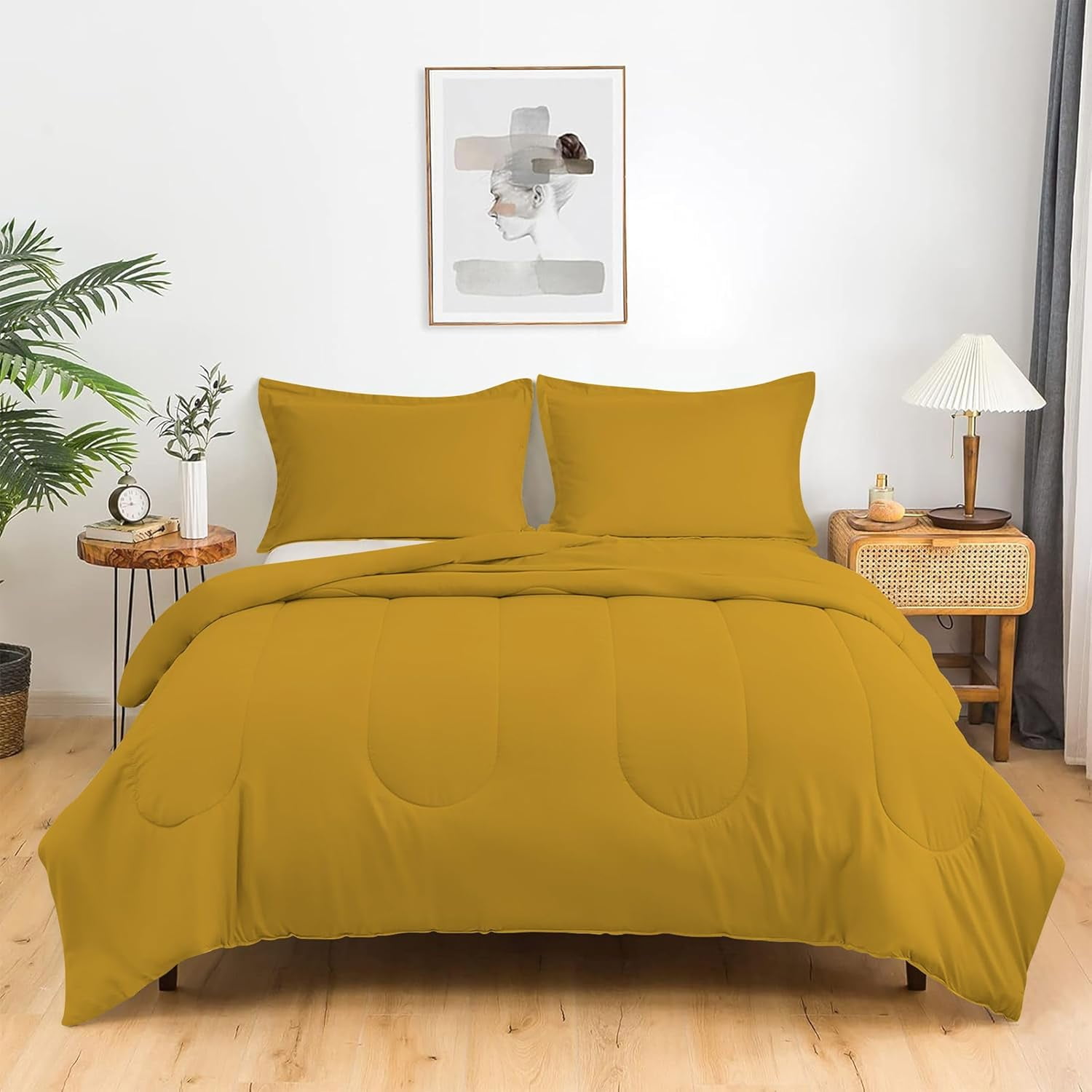 5 Piece Luxury Thicker Pattern Comforter Set, 800 TC, 100% Egyptian ...