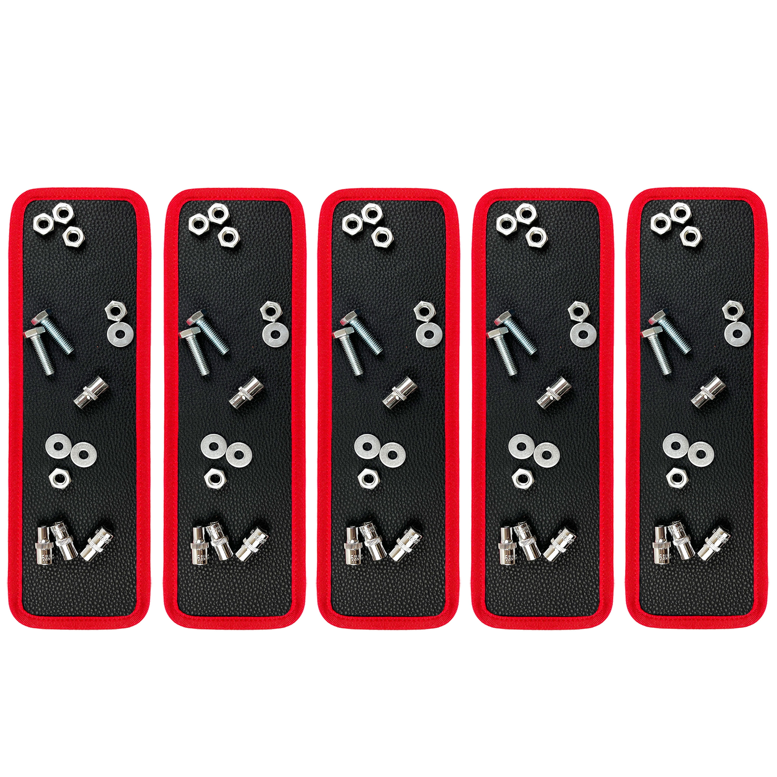 5-Piece Magnetic Tool Parts Mat-Medium Size, Flexible Magnetic Tool ...