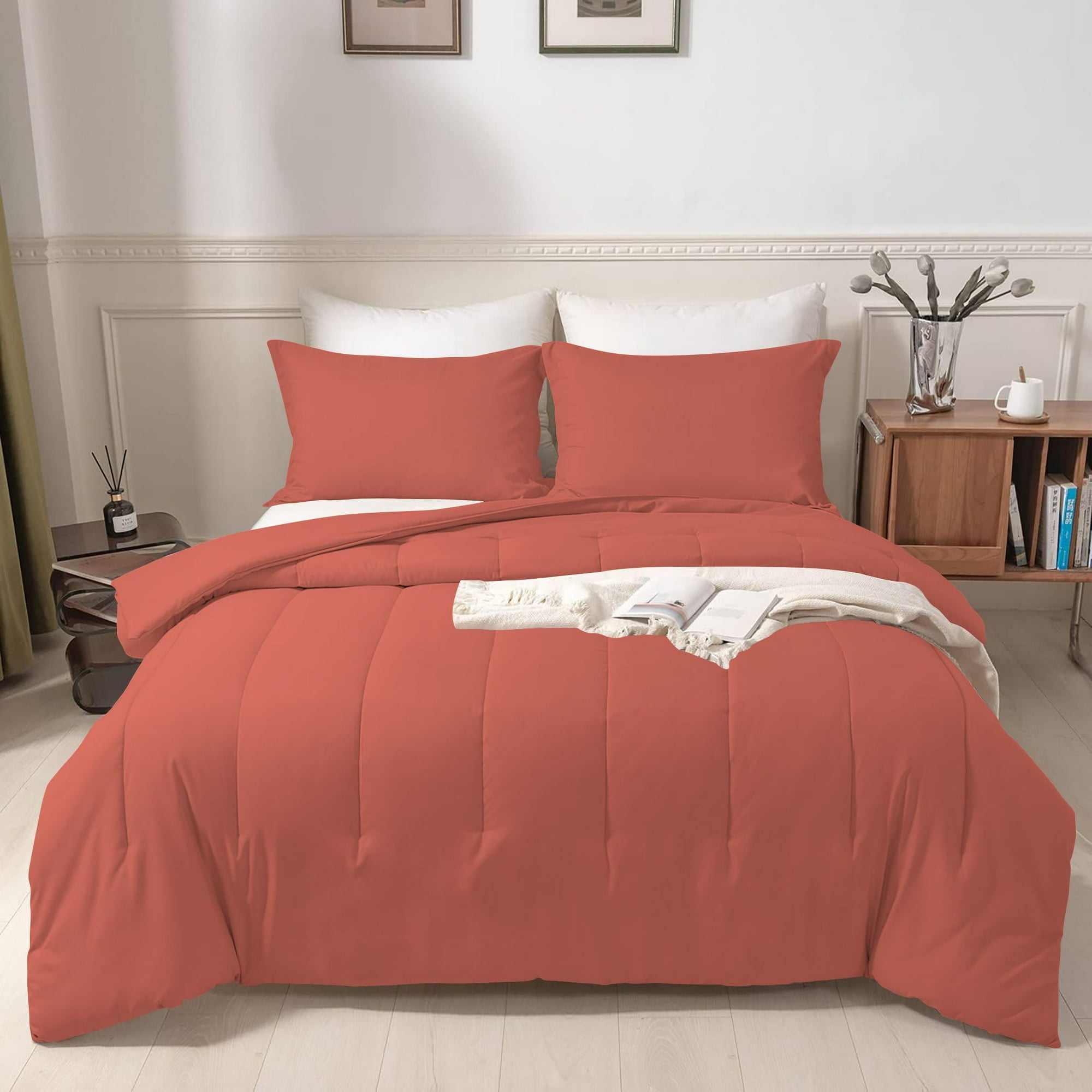 5 Piece New Straight Line Pattern Comforter Set, 800 TC, 100% Egyptian ...