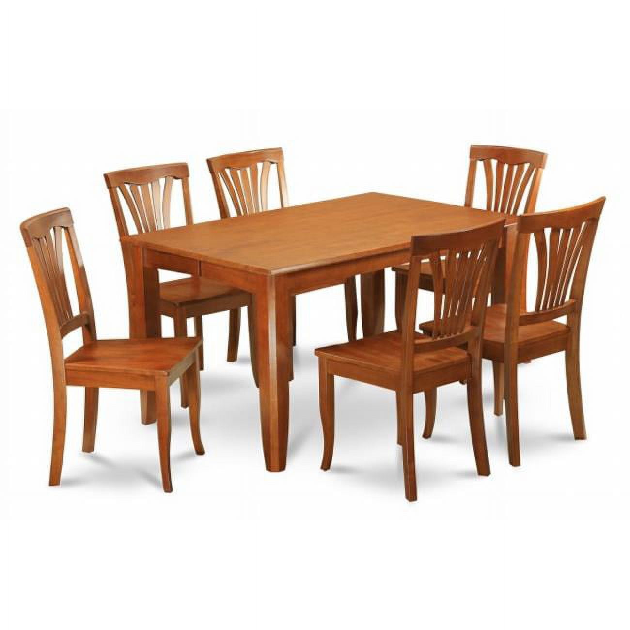 5-Piece Parfait Square Table with 18 in. Butterfly Leaf & 4 Wood Seat ...