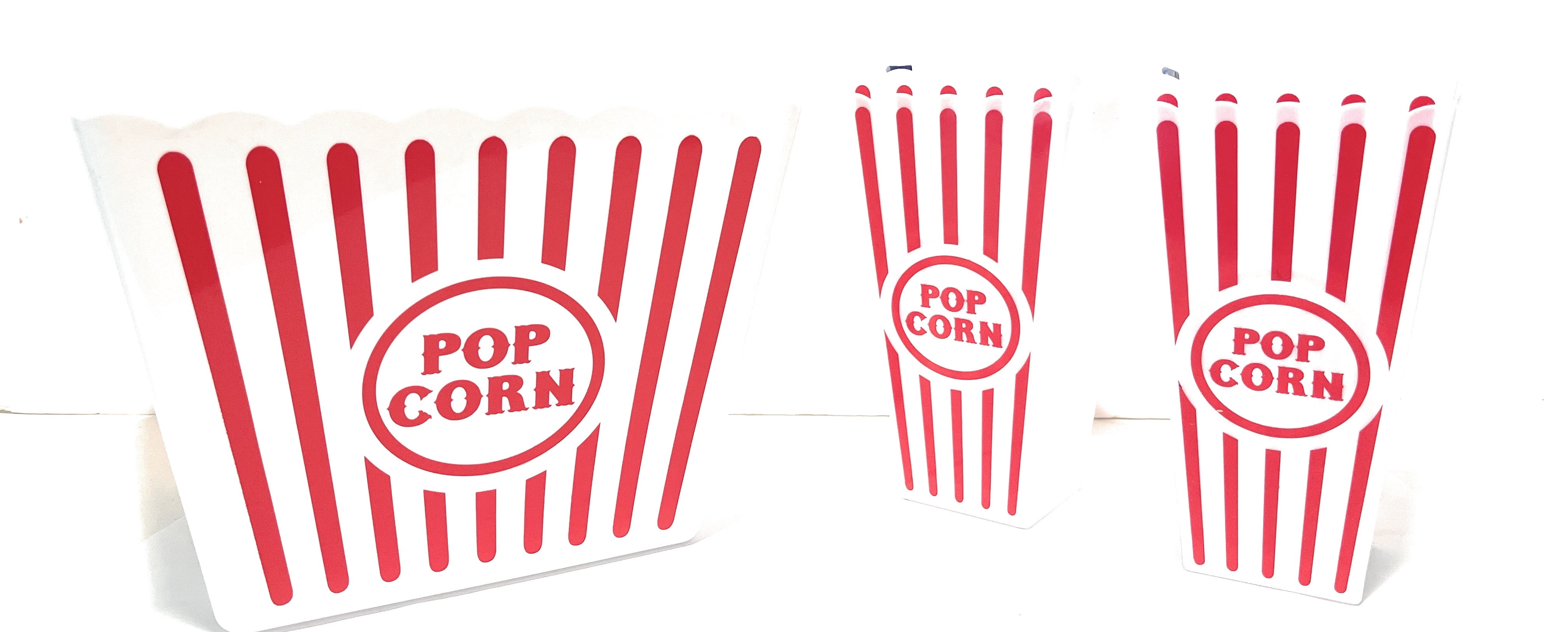 5 Piece Plastic Popcorn Containers Bucket for Any Occasion - Walmart.com