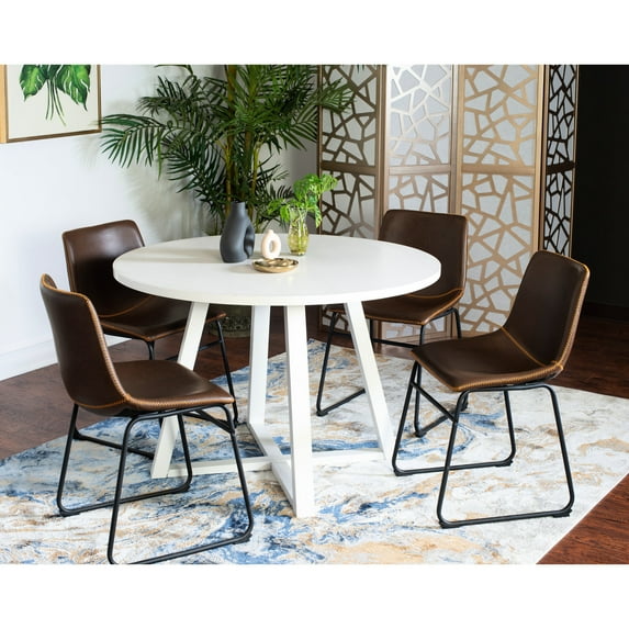 5 - Piece Round Table and Chairs Set | Perfect for Entertaining Guests ...