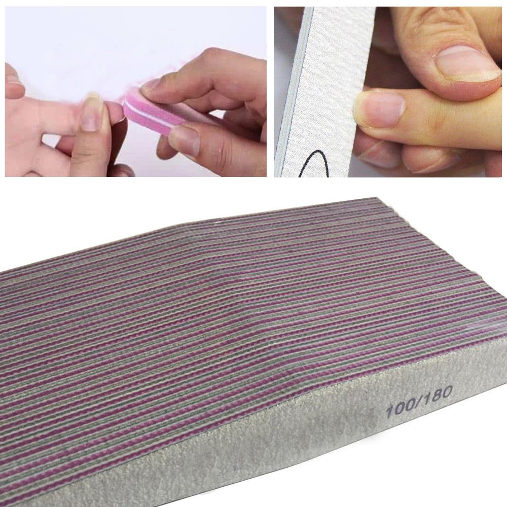 5 Piece Sanding Buffer Block Manicure Pedicure Gel Nail File Tool Set ...