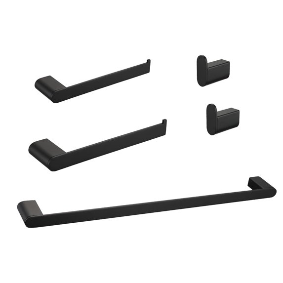 5 - Piece Set in Black - Simple Design for Efficiency - Various Room ...