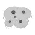 5-Piece Silicone Pot Lid Set – Universal Stretchable Food Covers with ...