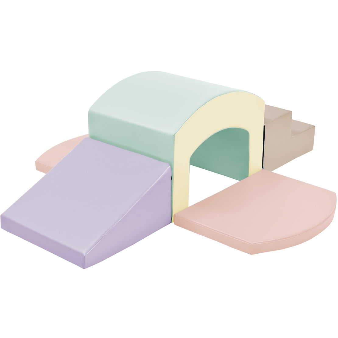 5-Piece Soft Foam Playset For Toddlers,Toddler Climbing Toys Indoor ...