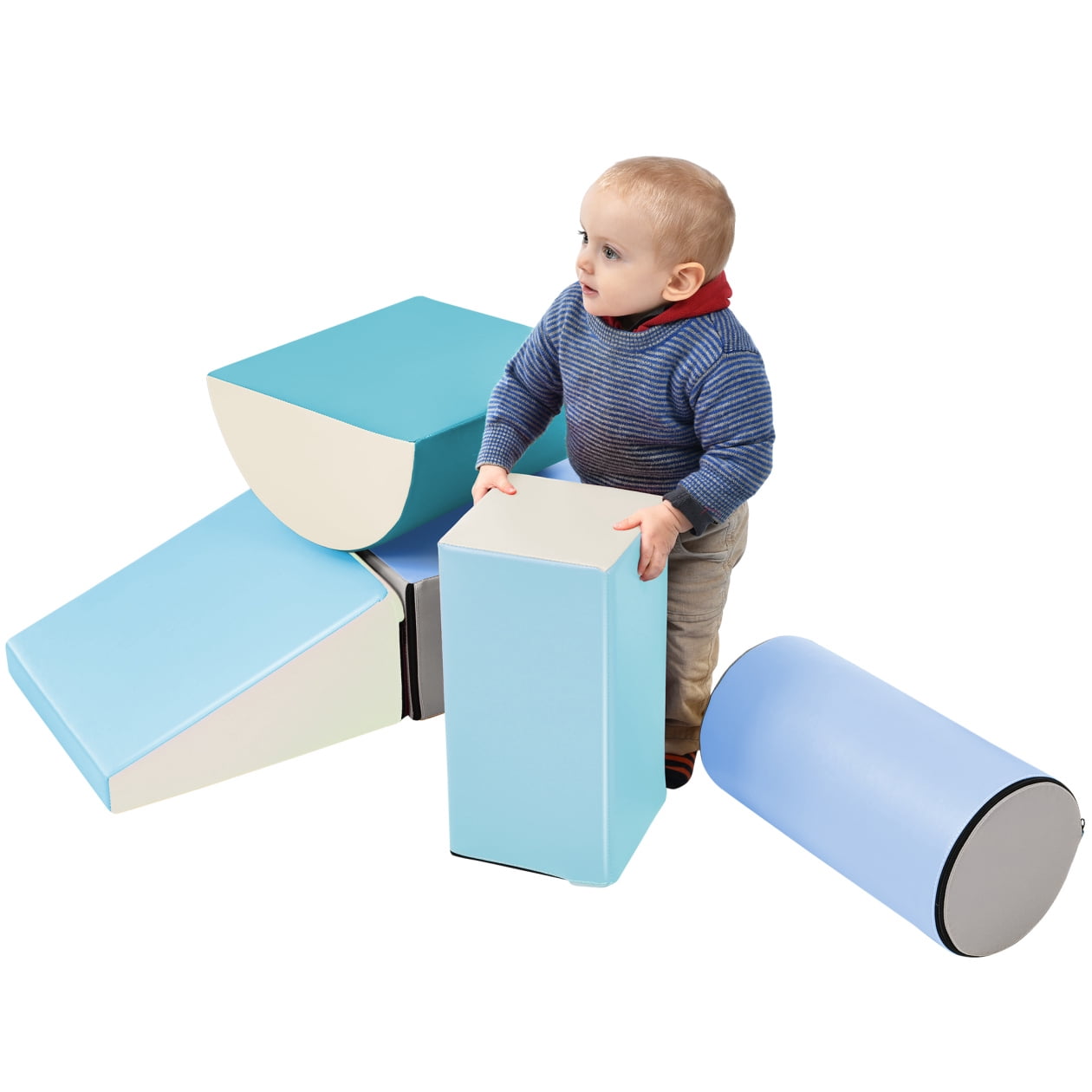 5-Piece Soft Foam Playset for Toddlers & Kids, Indoor Lightweight ...