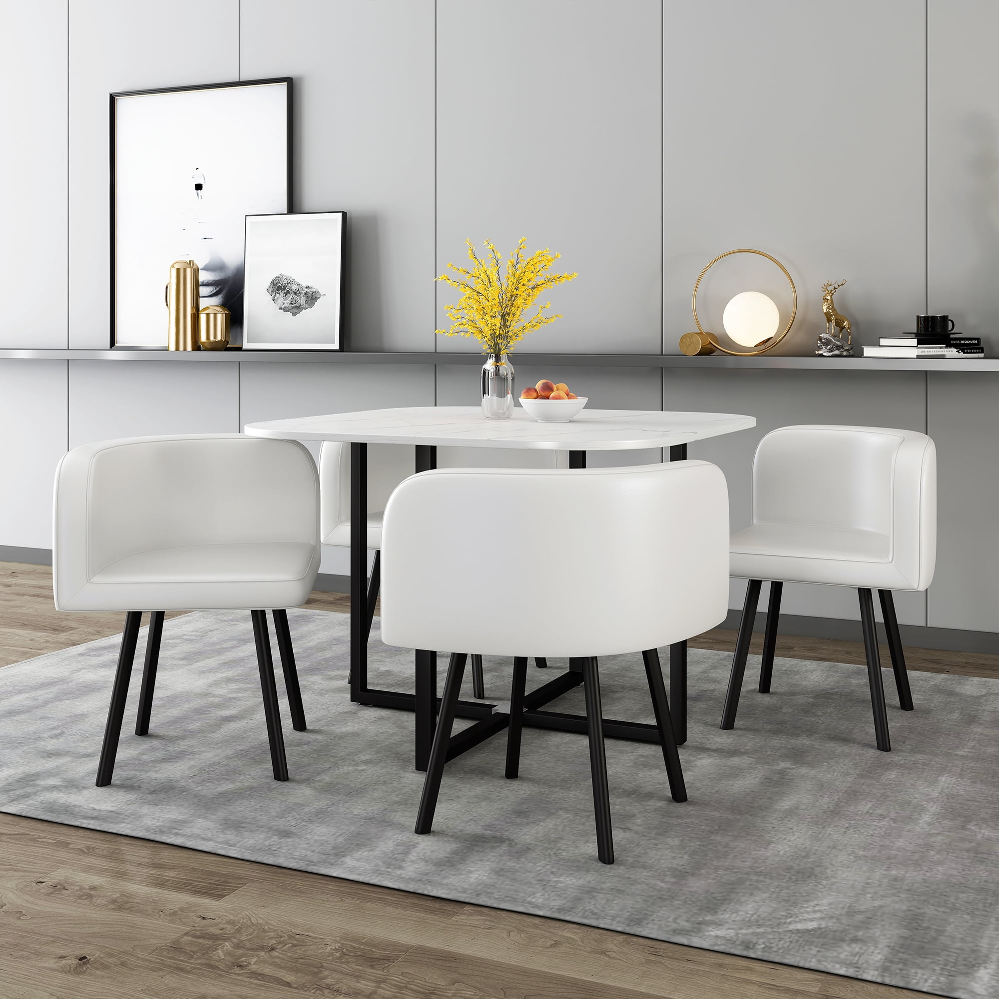 5-Piece Square Dining Set, 40