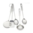 5 Piece Stainless Steel Cooking Utensil Set - Durable Kitchen Gadgets ...