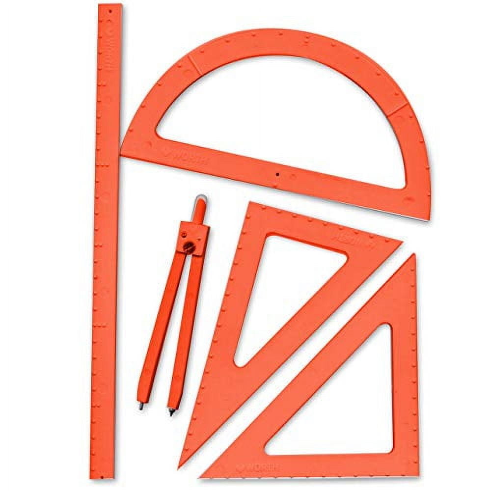 5-Piece Tactile Metric Geometry Set -Large - Walmart.com