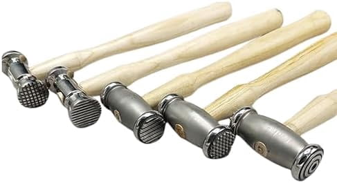 5-Piece Texture Hammer Set – Jewelry Making & Metal Smithing Tools for ...