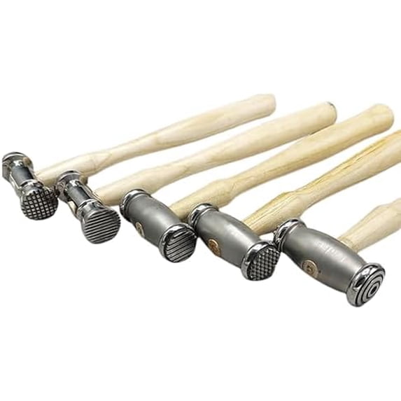 5-Piece Texture Hammer Set – Jewelry Making & Metal Smithing Tools for ...