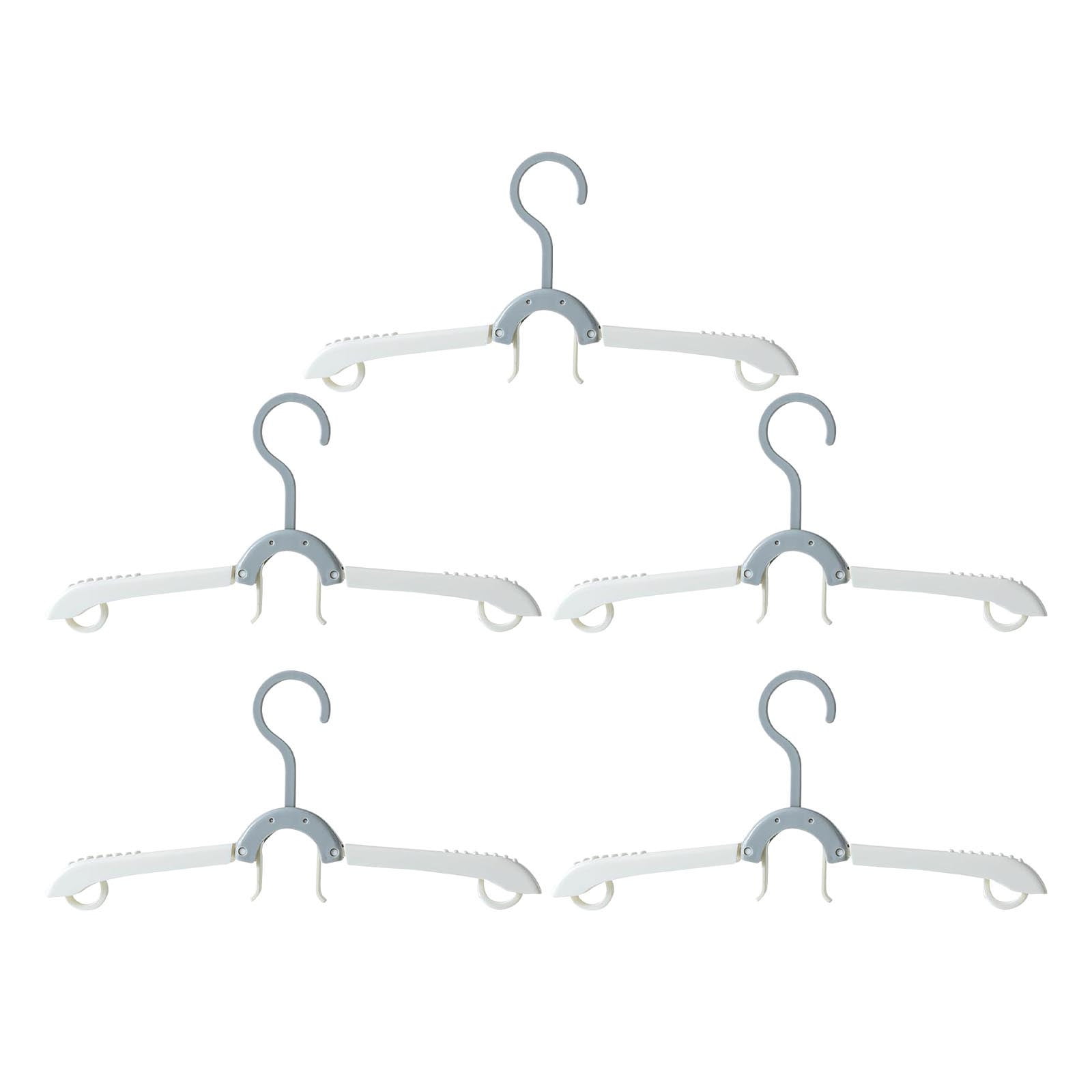 5-Piece Travel Folding Clothes Rack, Telescopic Storage Rack ...