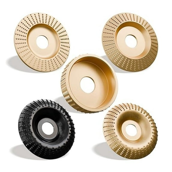 5-Piece Wood Carving Disc Set – Premium Grinding Wheel for Angle ...