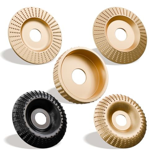5-Piece Wood Carving Disc Set – Premium Grinding Wheel for Angle ...