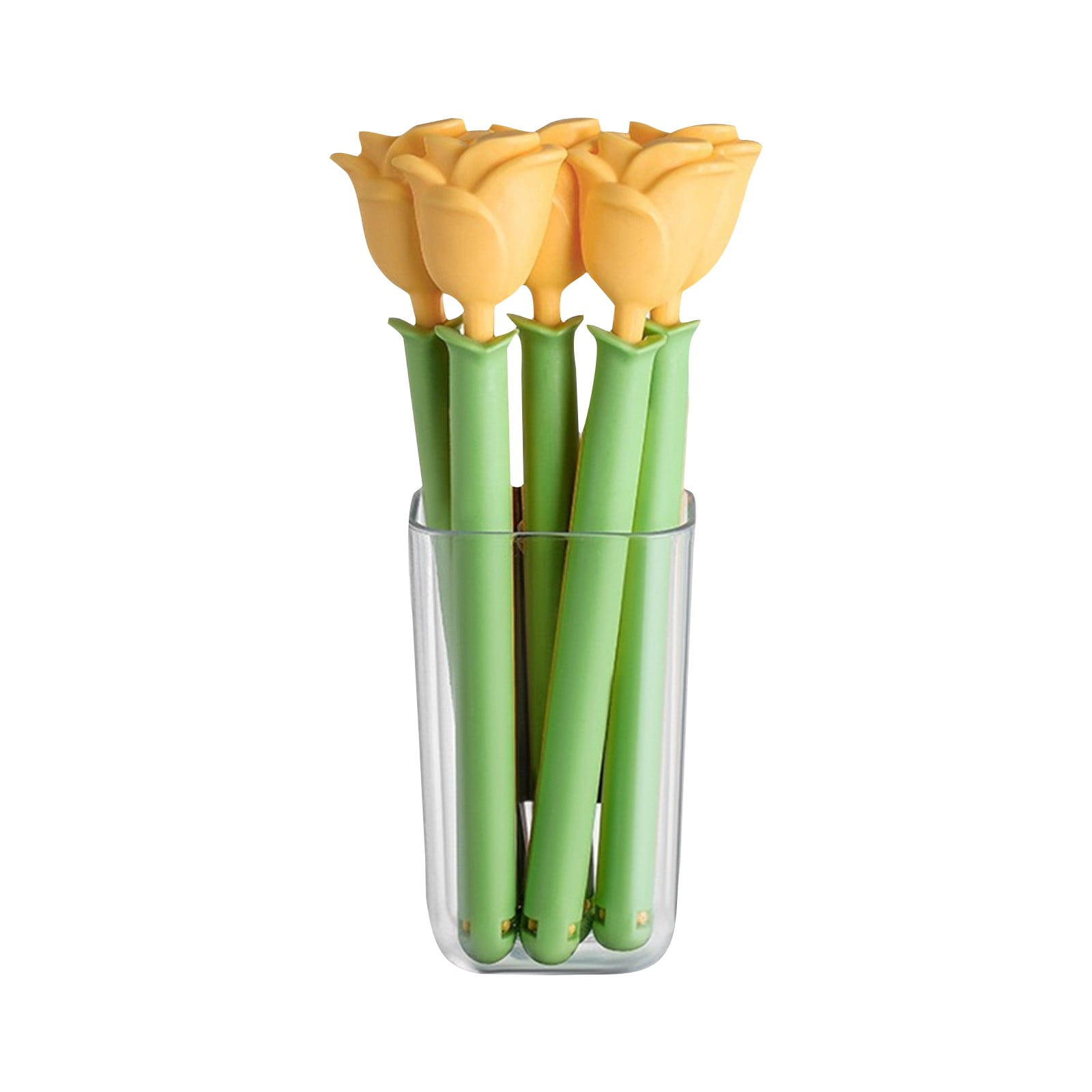 5-Piece Yellow Cute Chip Clips, Food Packaging Magnetic Chip Clips with ...