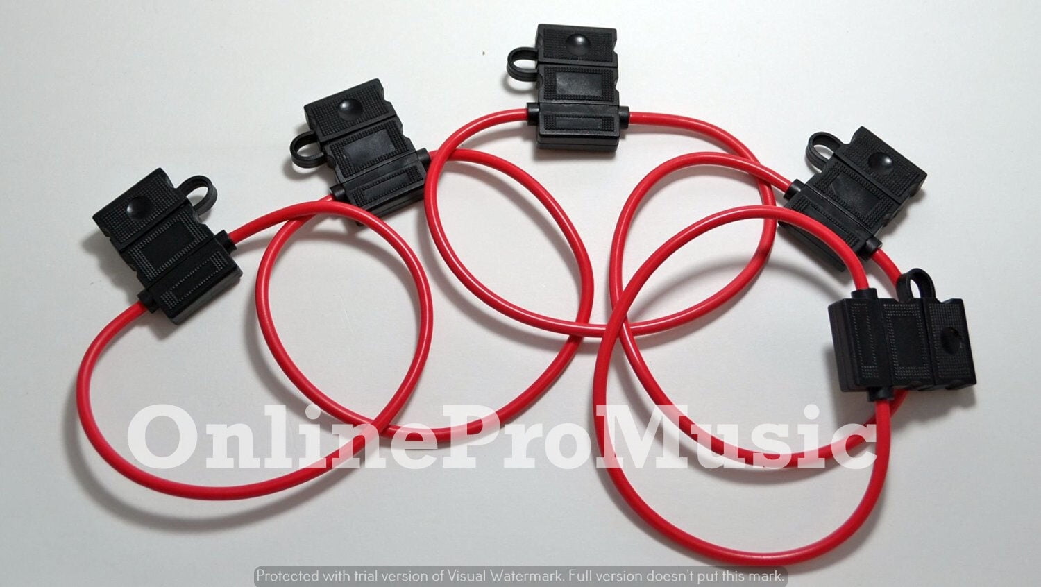 5 Pieces 14 AWG Gauge Copper 12 Volt ATC Fuse Holder Wire Cable Auto ...