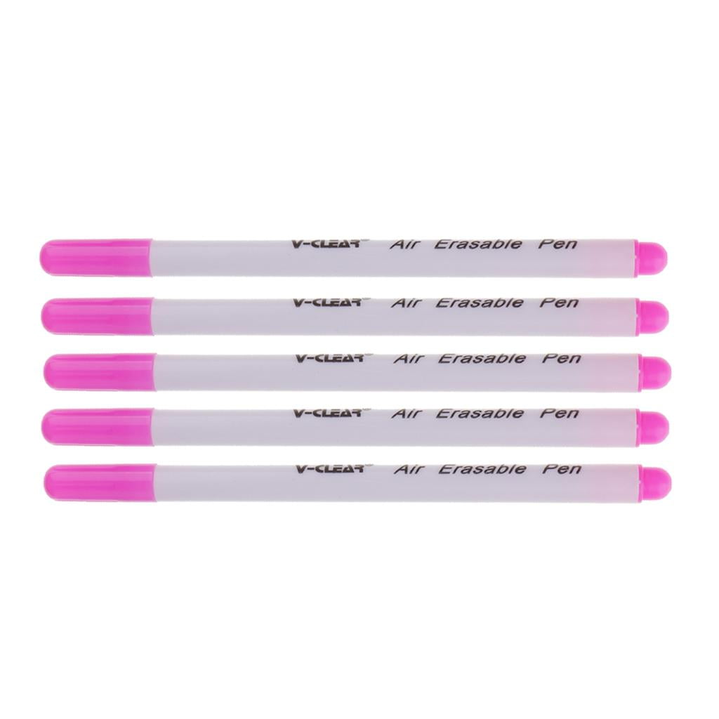 5 Pieces 2mm Air Erasable Pen Auto-Vanishing Pen For DIY Fabric Marking ...