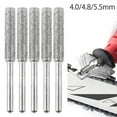 5 Pieces 4.0/4.8/5.5Mm Diamond Chain Saw Sharpener Sharpening Rotating ...