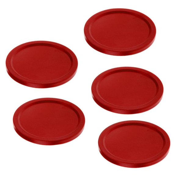 5 Pieces 50mm Air For Full Size Air Hockey Tables, Dark Red - Walmart.com