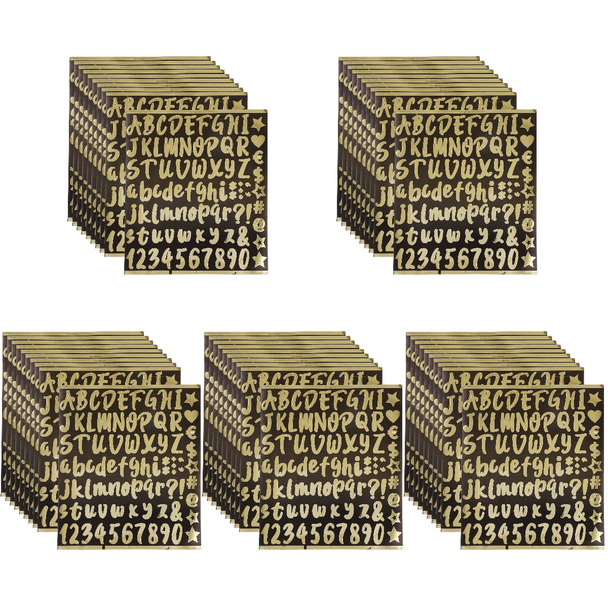 5 Pieces Alphabet Letters Alphanumeric Kit outside Mailbox Doorplate ...