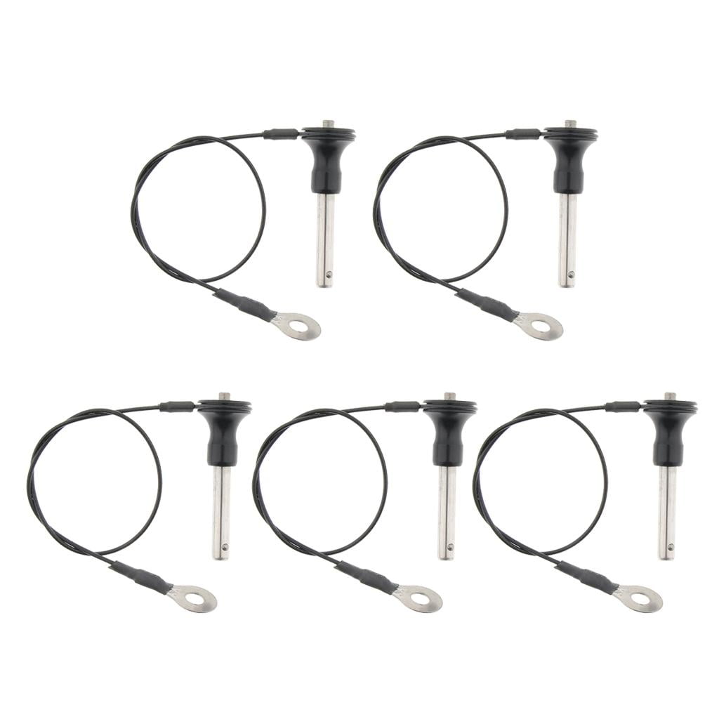 5 Pieces Ball Lock Pins Push Button Quick Release Stainless Steel Ball ...