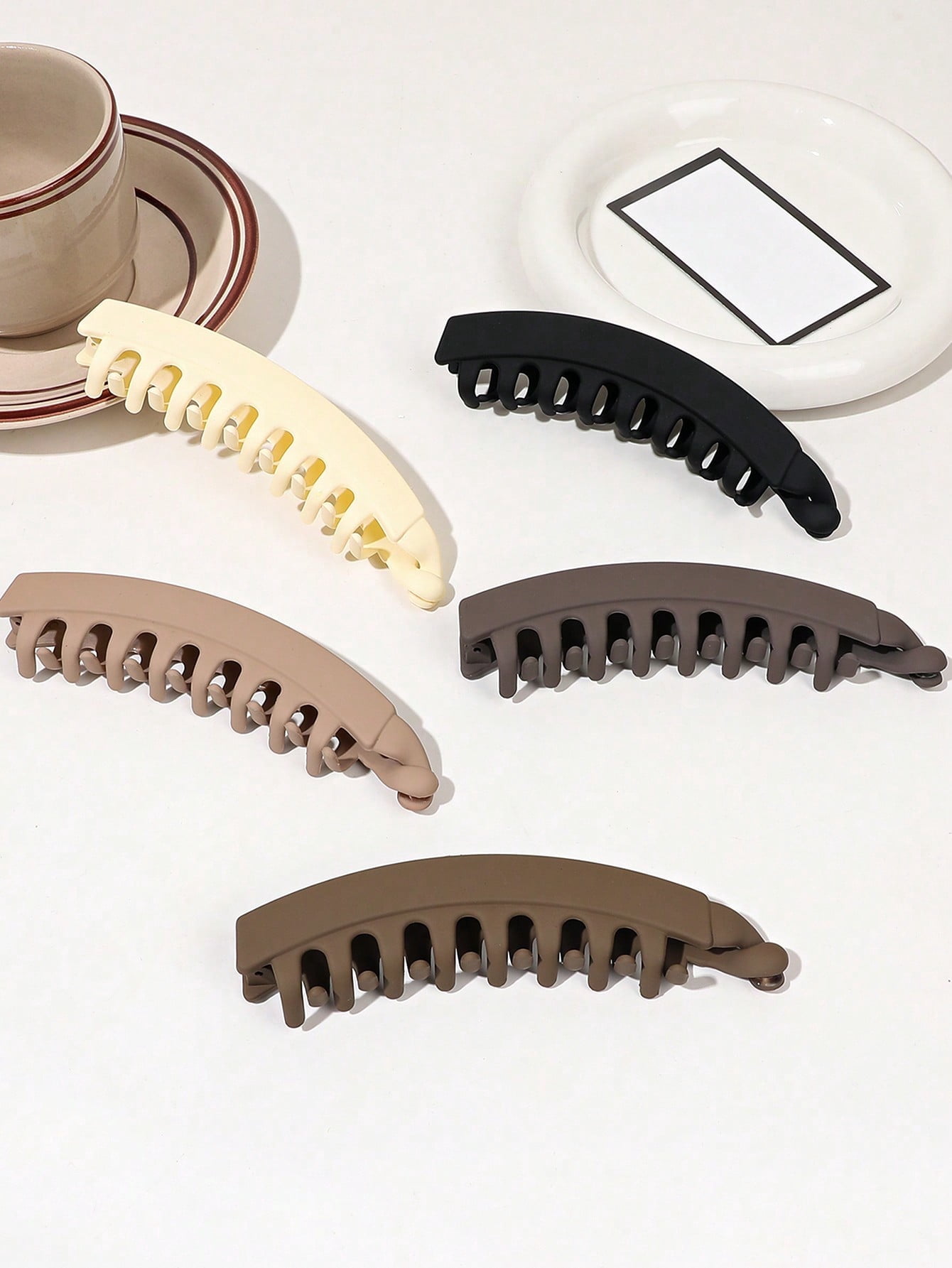 5 Pieces Banana Hair Clips,5 Inch Large Banana Clip for Thin Fine Thick ...