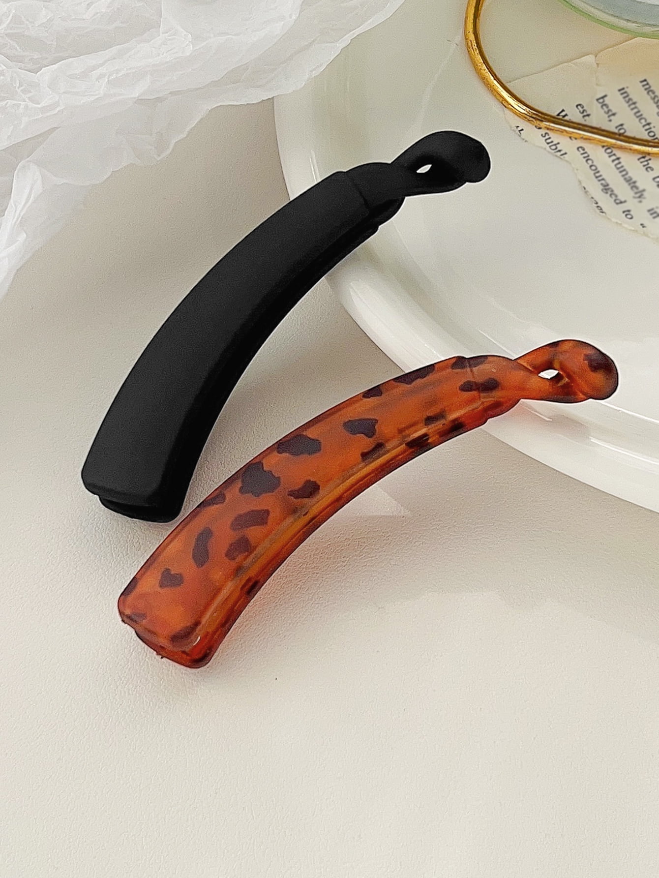 5 Pieces Banana Hair Clips,5 Inch Large Banana Clip for Thin Fine Thick ...