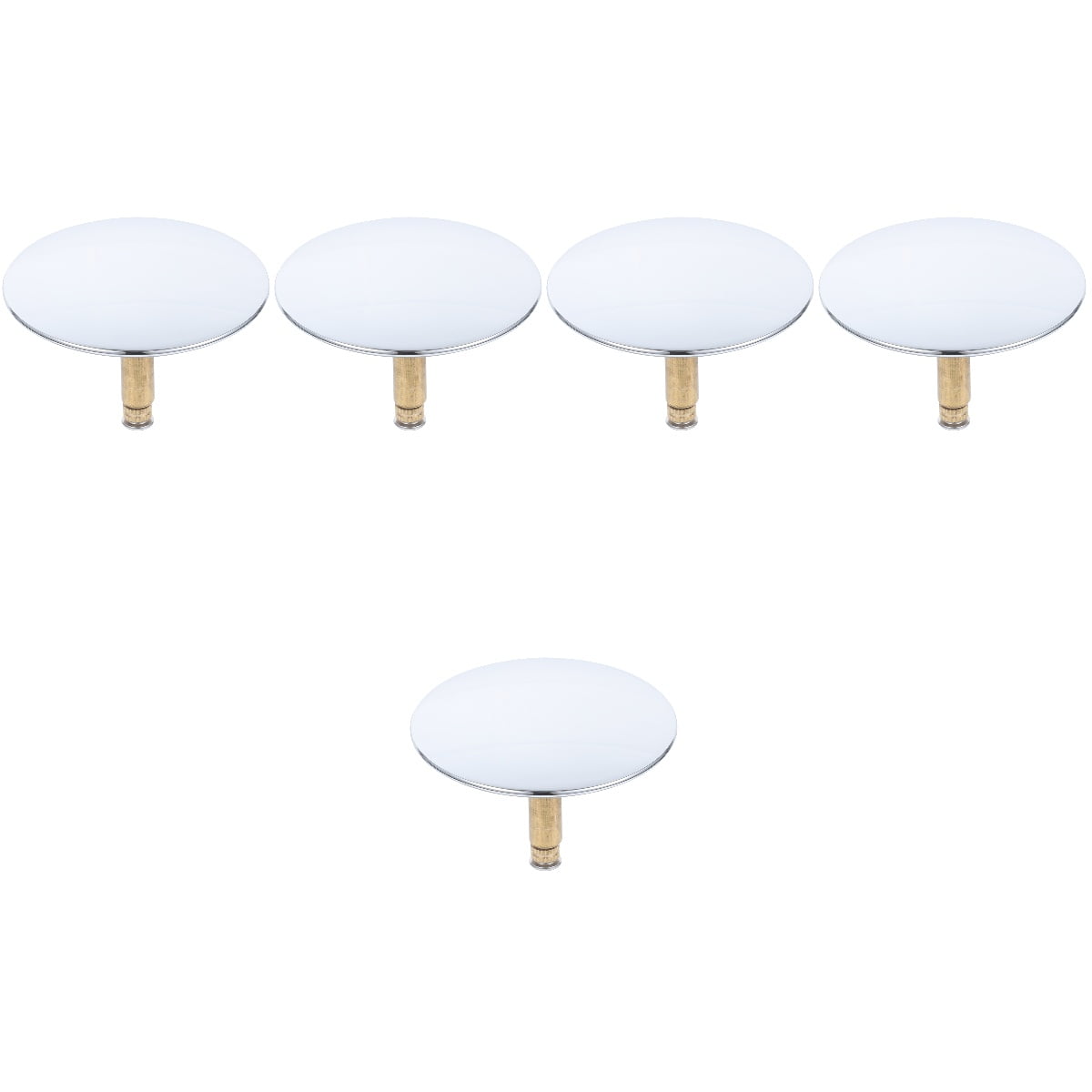 5 Pieces Bathtub Cover Drain Pipe for Sink Plug Water Trough Stopper ...