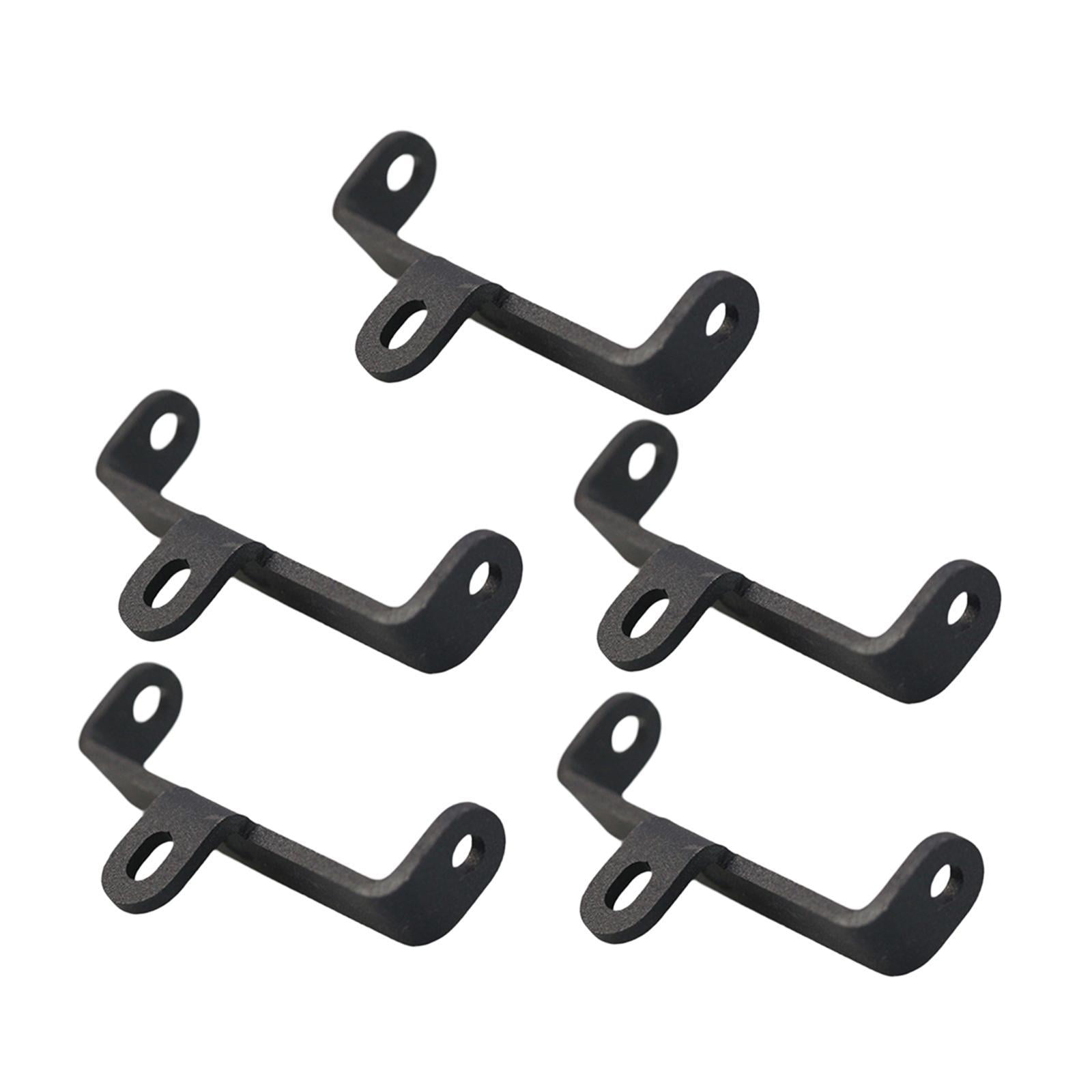 5 Pieces Bike Rear Rack Mount Adapters Connectors Steel Plate High ...