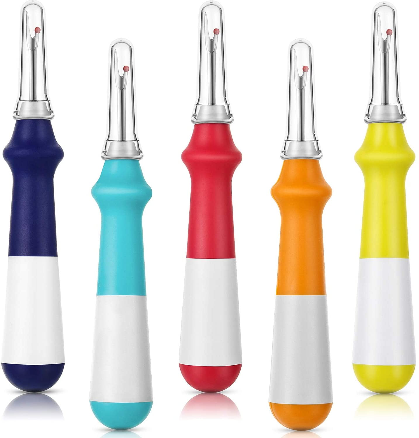5 Pieces Colorful Seam Ripper Large Stitch Sewing Tool Ergonomic Thread ...