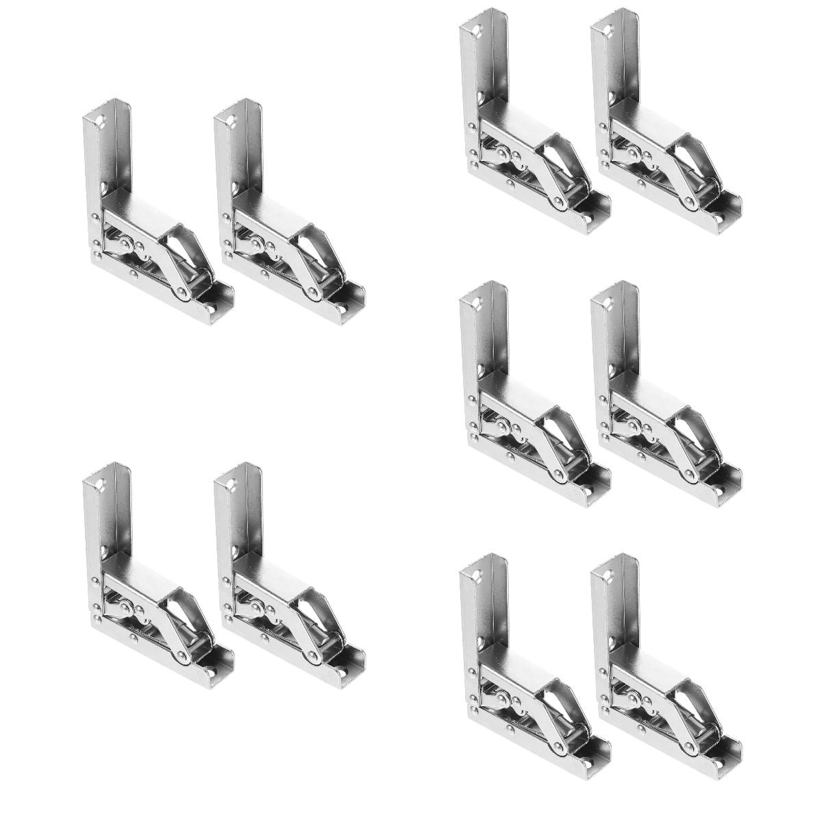 5 Pieces Concealed Trap Door Hinges 90 Degree Folding - Walmart.com