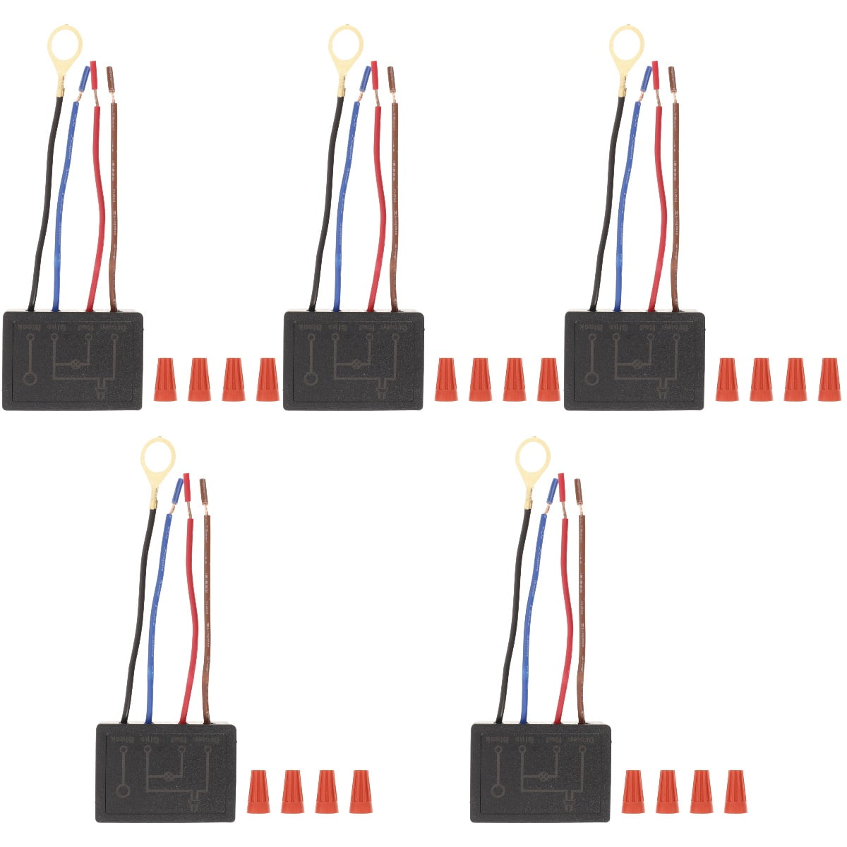 5 Pieces Desk Lamp Switch Lights for Bedroom Small Nightstand The ...